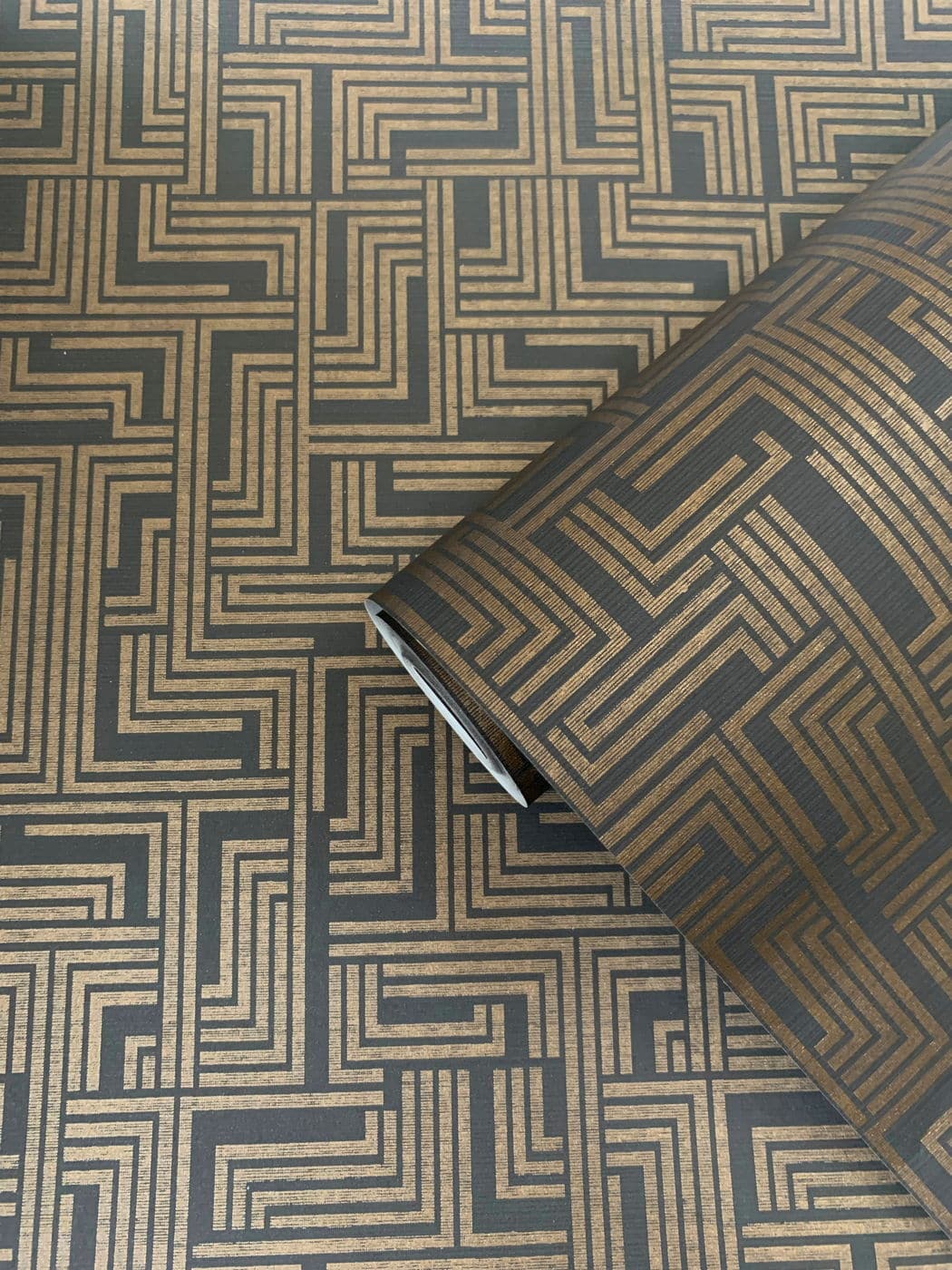 Geometric Wallpaper - Direct Paint