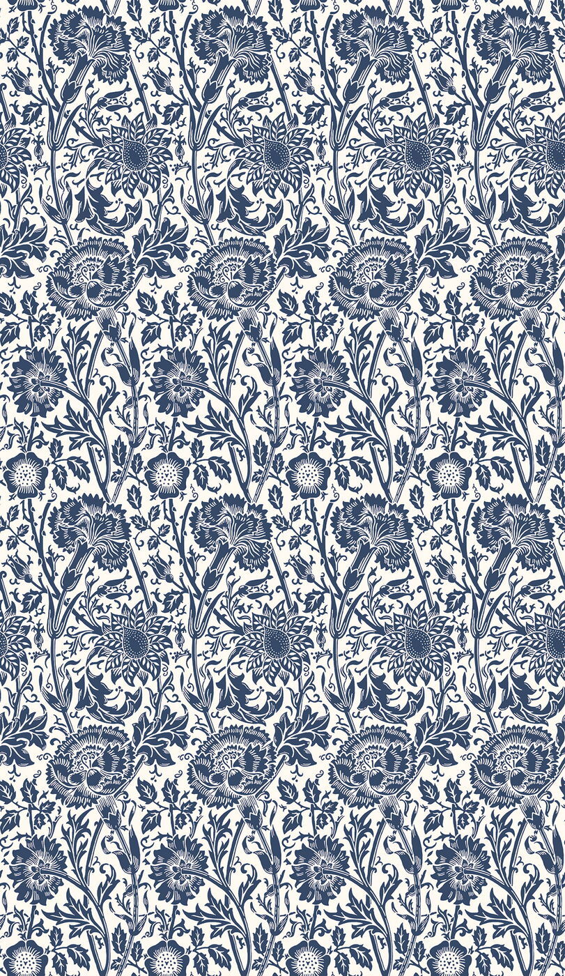 Tonal Floral Trail Wallpaper - Direct Paint