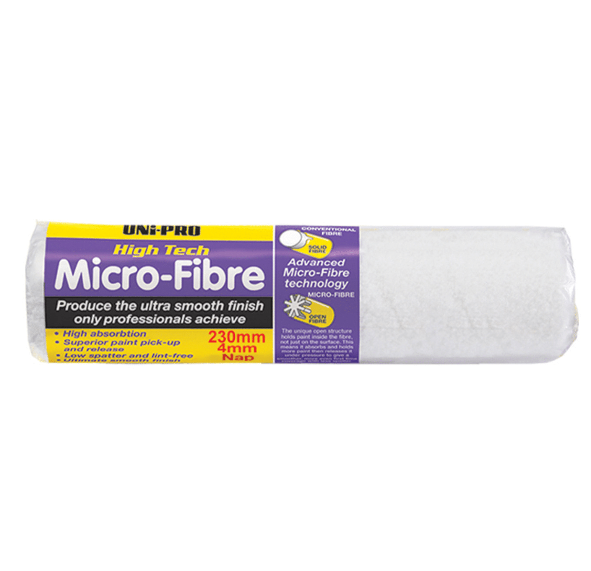 Uni-Pro Microfibre Roller Cover - Direct Paint