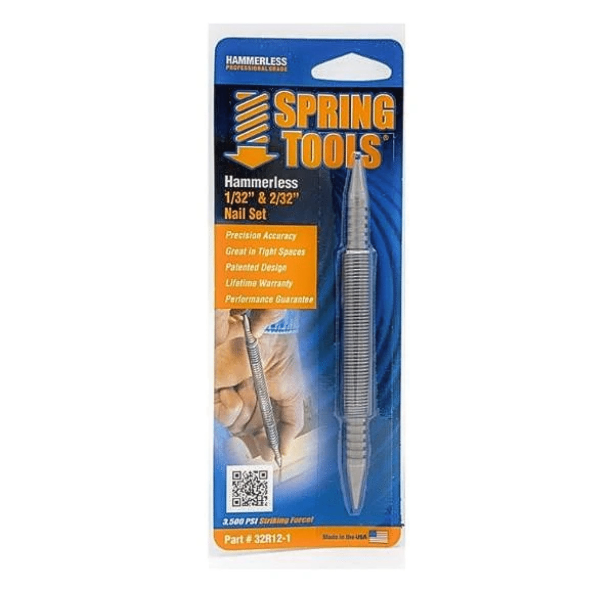 Spring Tools Hammerless Nail Set - Direct Paint